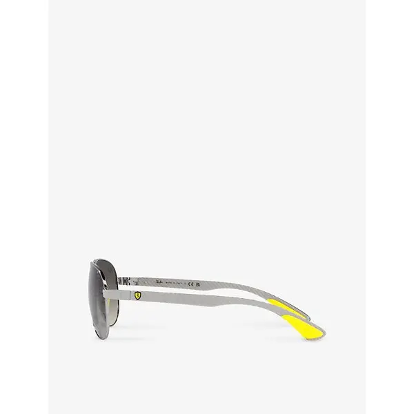 Ray-ban Scuderia Ferrari Metal Sunglasses - Silver