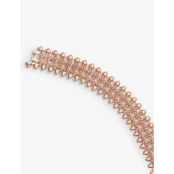Cartier Clash De 18ct And Diamond Bracelet - Rose Gold