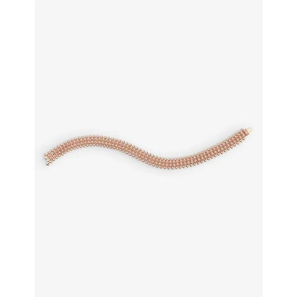 Cartier Clash De 18ct And Diamond Bracelet - Rose Gold