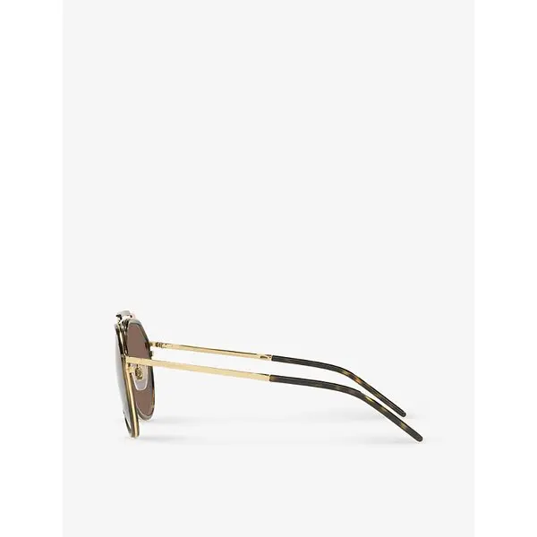 Dolce & Gabbana Dg2277 Pilot-frame Sunglasses