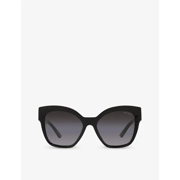 Prada Pr 17zs Square-frame Acetate Sunglasses - Black