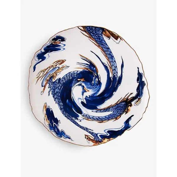 SELETTI Diesel Living With Classics On Acid Imari Dragon Porcelain Dinner Plate 28cm - One-color