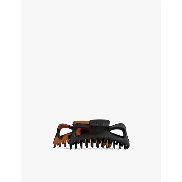 KITSCH Jumbo Claw Clip Set - Black/brown