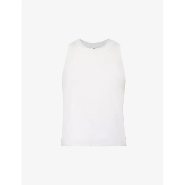 Vuori Energy Sleeveless Stretch-jersey Top - White