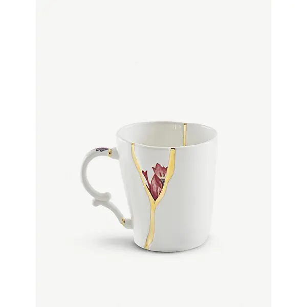 SELETTI Kintsugi N3 Porcelain Mug 9cm