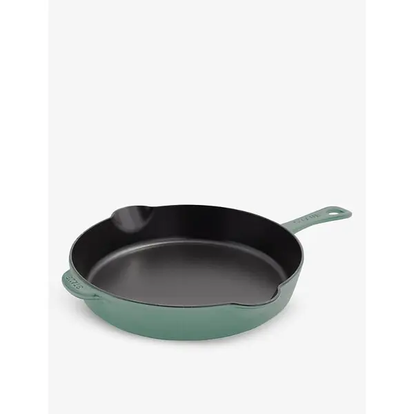 STAUB Enamel-coated Cast-iron Frypan 32cm - Eucalyptus