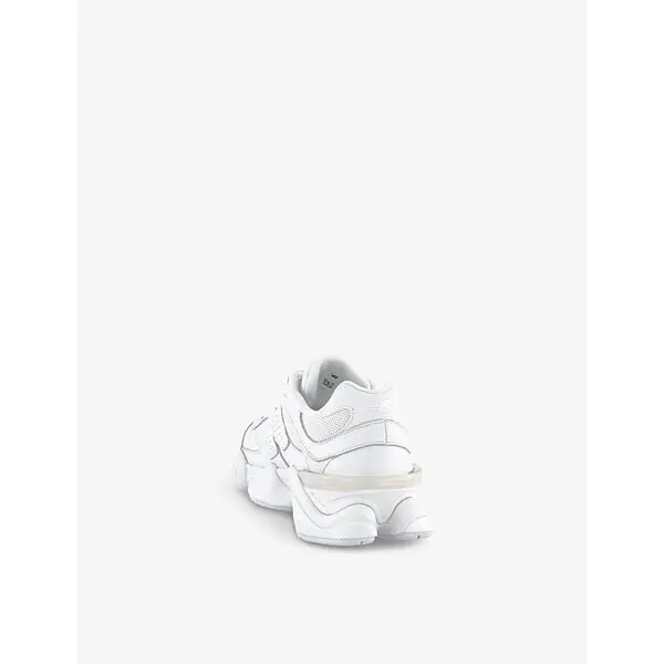 NEW BALANCE 9060 Leather And Mesh Trainers - White White White