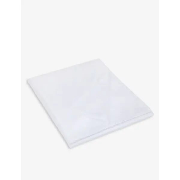 THE WHITE COMPANY Sateen Cotton Flat Sheet - White
