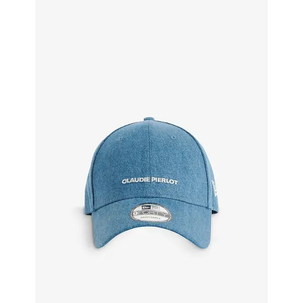 Claudie Pierlot X New Era Logo-embroidered Woven Cap - Denim - Jean