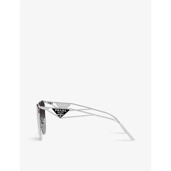 Prada Pr 50zs Cat-eye Sunglasses - Silver