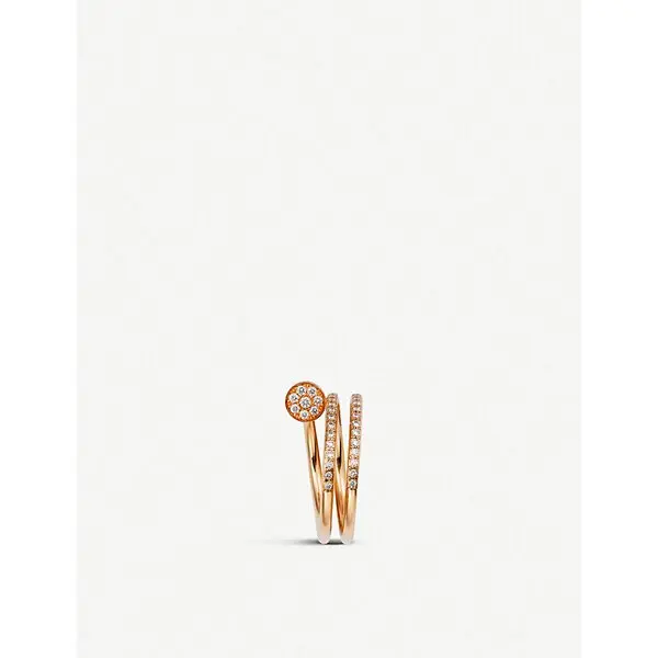 Cartier Juste Un Clou Diamond-paved Double Ring