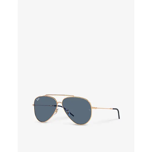 Ray-ban Aviator Metal Sunglasses - Gold