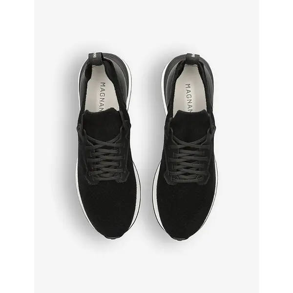 Magnanni Grafton Knitted Low-top Trainers - Black