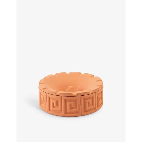 SELETTI Magna Graecia Round Terracotta Ashtray - One-color