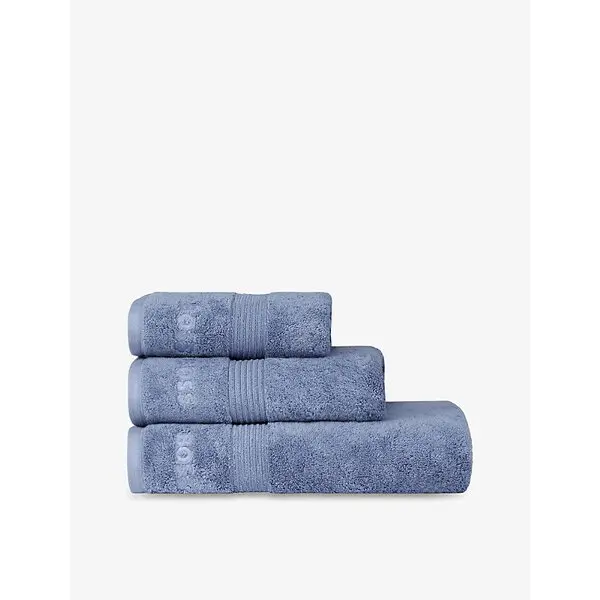 BOSS Loft Logo-embroidered Cotton Towel