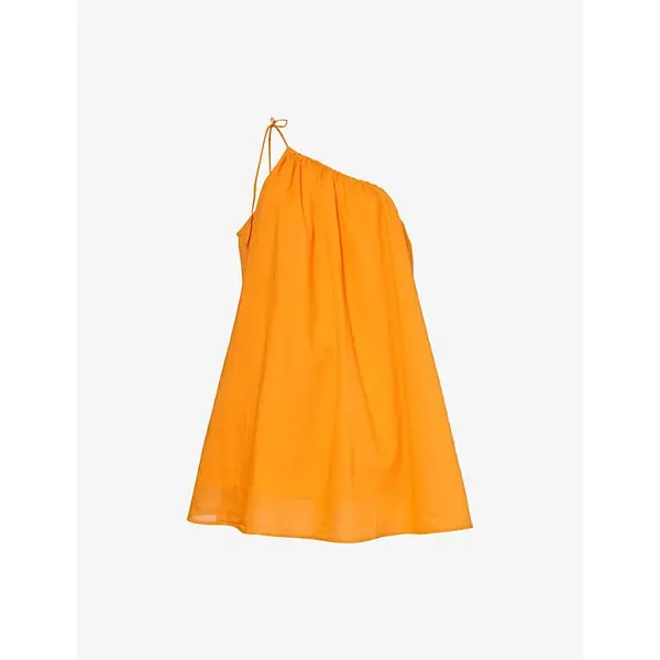 seafolly one shoulder dress Seafolly One Shoulder Maxi Dress in Cantaloupe