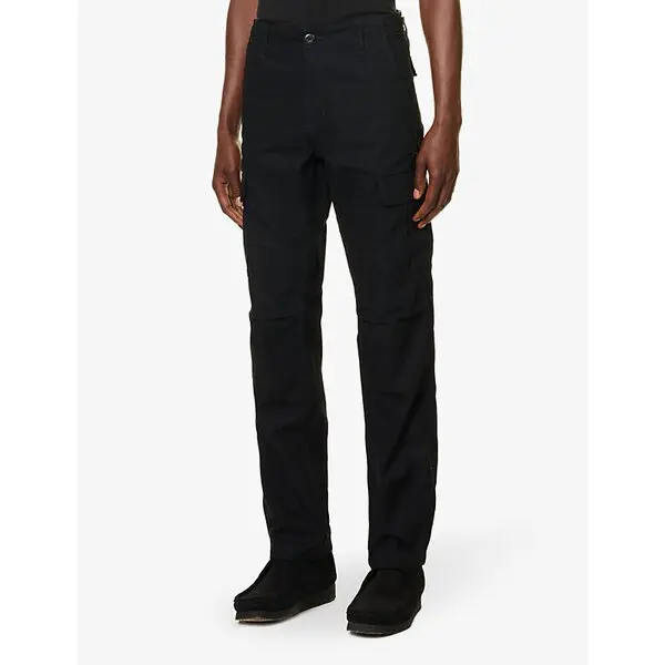 Carhartt Work In Progress Aviation Straight-leg Cargo Trousers - Black