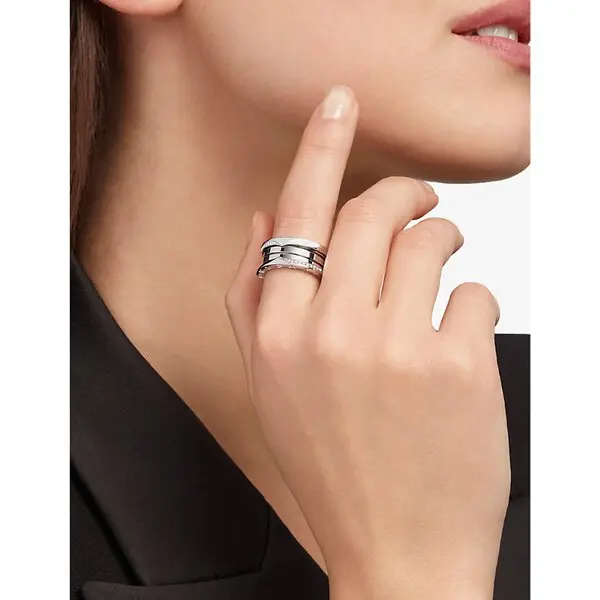 BVLGARI B.zero1 18ct White-gold And Diamond Ring - White Gold