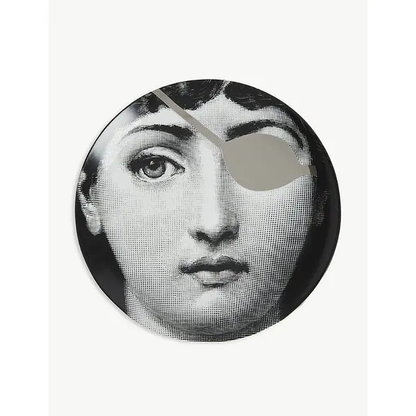 FORNASETTI No. 8 Ceramic Plate - One-color
