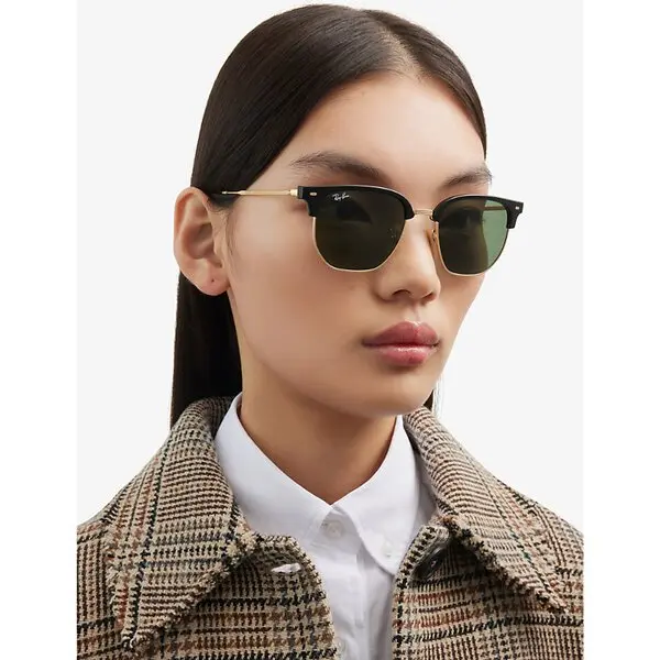 Ray-ban Clubmaster Propionate Sunglasses - Black