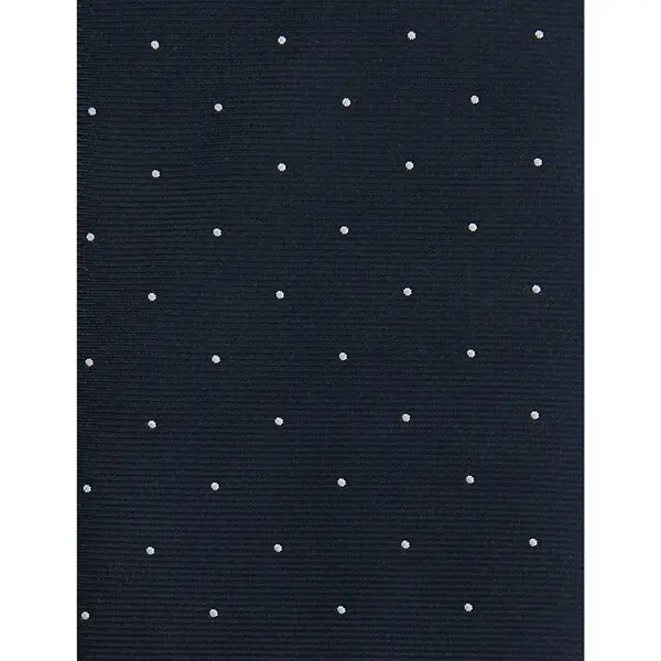 REISS Liam Polka-dot Woven Tie - Navy