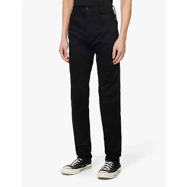 REPLAY Anbass Hyperflex Slim-fit Stretch-denim Jeans