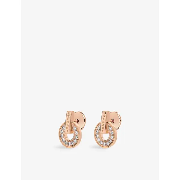 BVLGARI 18ct And Diamond Earrings