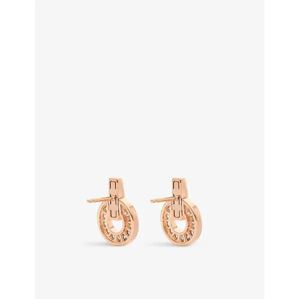 BVLGARI 18ct And Diamond Earrings