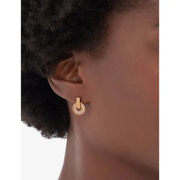 BVLGARI 18ct And Diamond Earrings