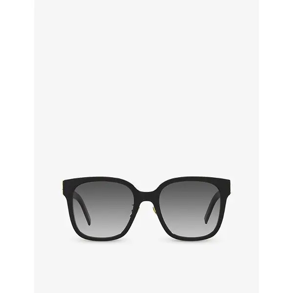Saint Laurent Cat-eye Frame Sunglasses - Black