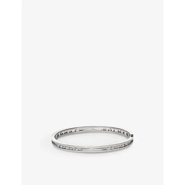 BVLGARI B.zero1 18ct White-gold Bangle Bracelet - White Gold