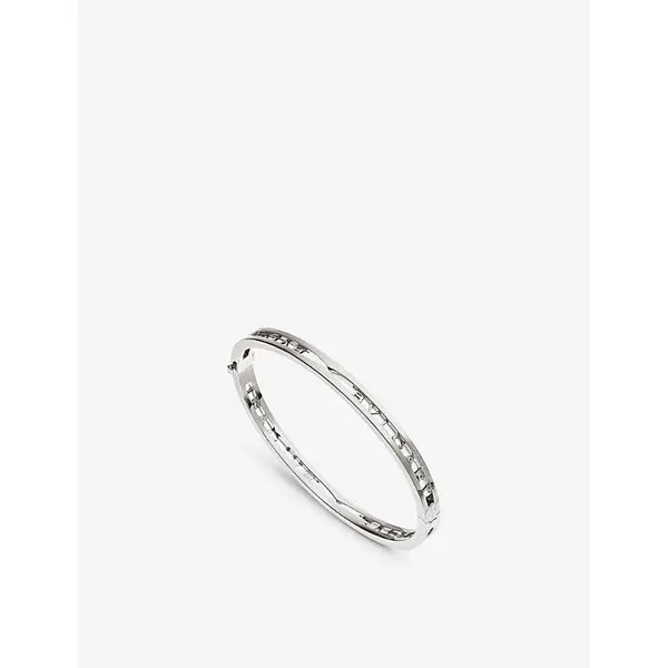BVLGARI B.zero1 18ct White-gold Bangle Bracelet