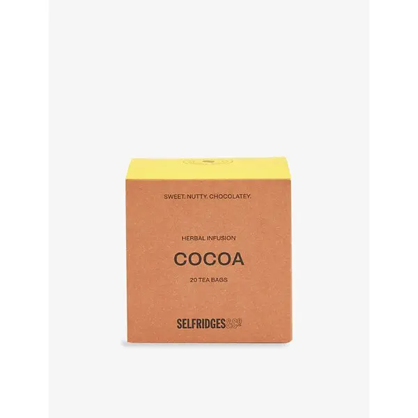SELFRIDGES SELECTION Cocoa Tea Bags Pack Of 20 - One-color