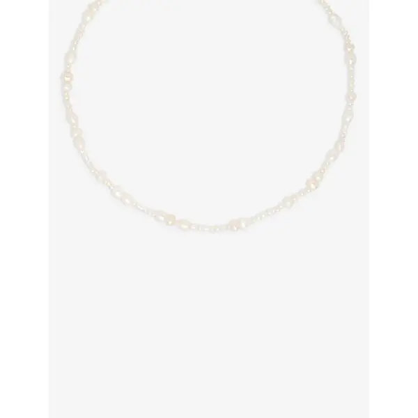 ASTRID & MIYU Serenity Beaded Necklace - Gold