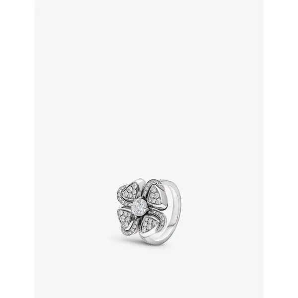 BVLGARI Fiorever Diamond Ring - White Gold