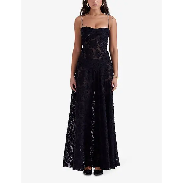 house of cb seren dress black Corseted Floral-Jacquard Woven Maxi L In - 21% Off Bridgestone - 7-Drawer Dresser 00s This stunning creation is General Size:UK 12 - EU 40 - US 8