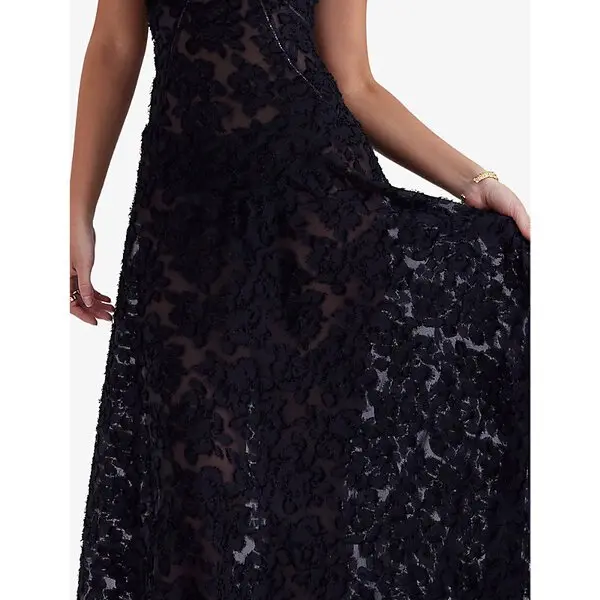 princess polly baby blue dress lace skull dresses black | Olsenboye® Skull Lace Dress