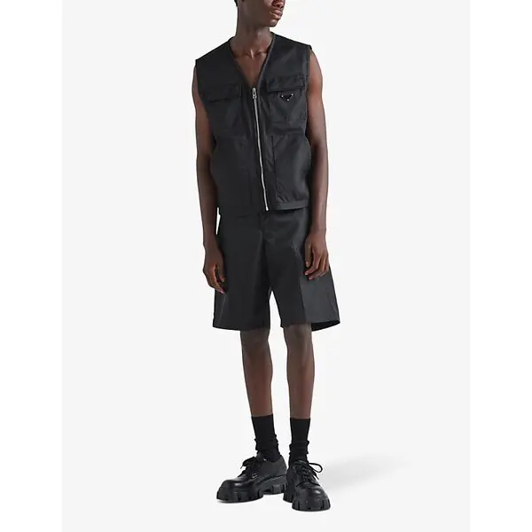 Prada Bermuda Nylon Shorts - Black