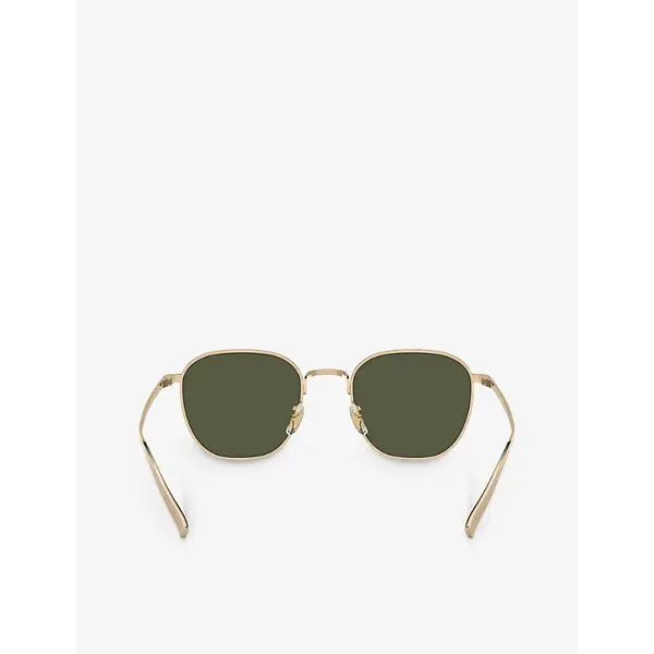 Oliver Spencer Rynn Square-frame Sunglasses - Gold