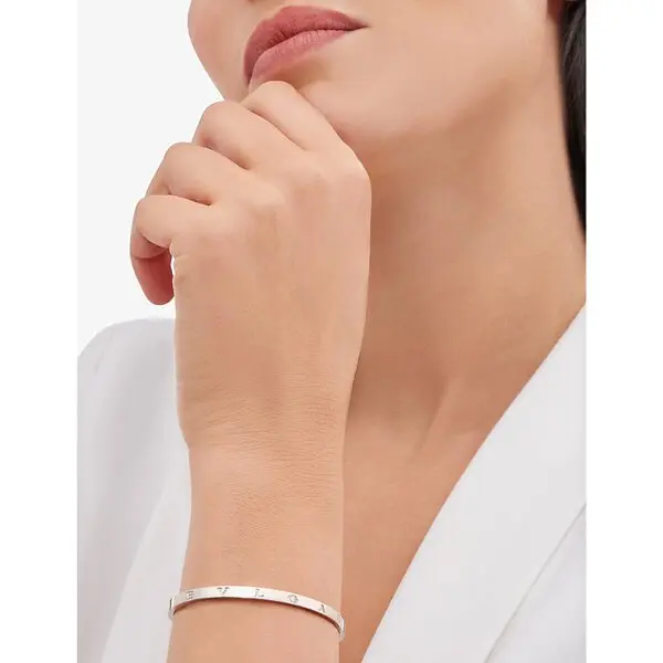 BVLGARI B.zero1 18ct White-gold Bracelet
