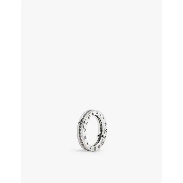 BVLGARI B.zero1 One-band 18ct And Diamond Ring - White Gold