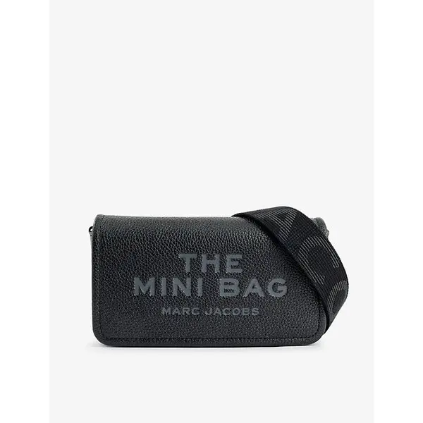 Marc Jacobs The Mini Leather Crossbody Bag - Black