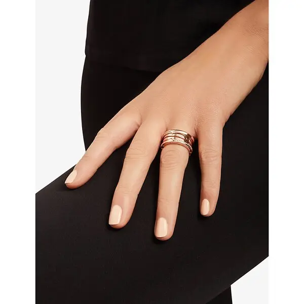 BVLGARI B.zero1 18ct And 0.18ct Diamond Ring