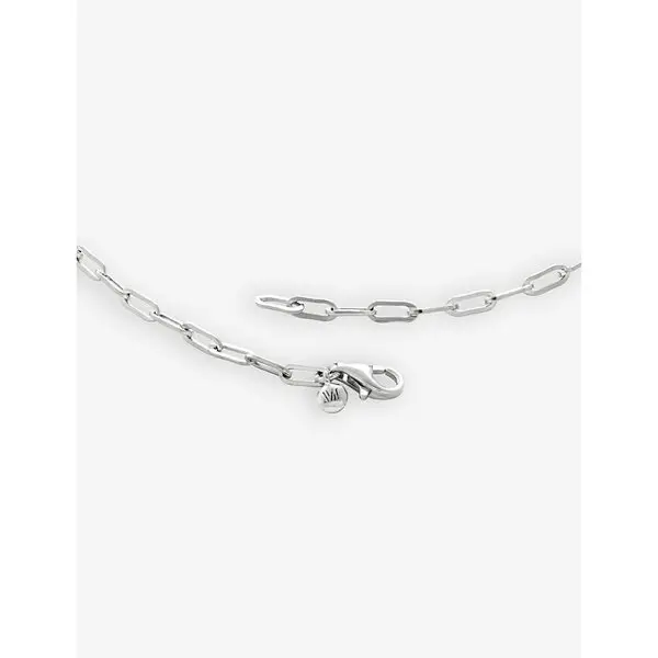 Monica Vinader Mini Paperclip Chain Necklace - Silver