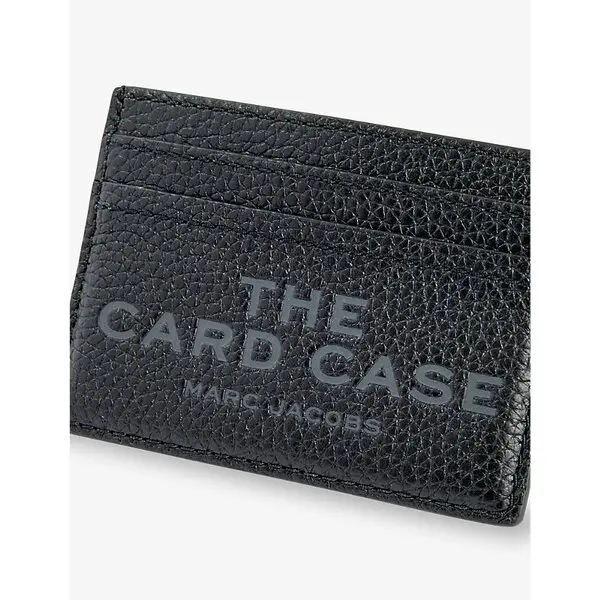 Marc Jacobs The Card Case Leather Card Case - Black
