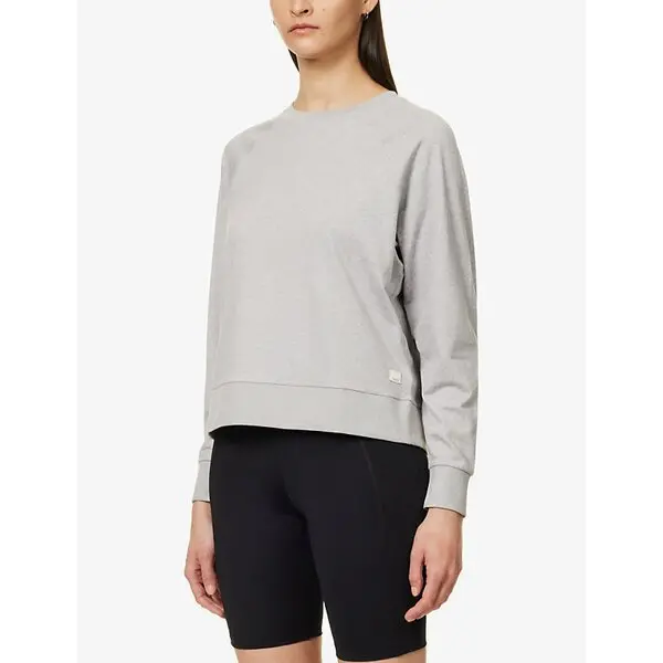 Vuori Halo Relaxed-fit Sweatshirt - Pale Heather Grey