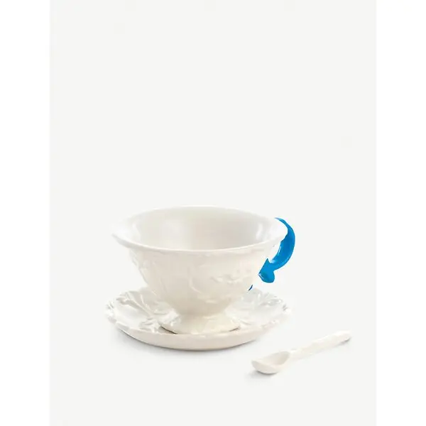 SELETTI I-wares Porcelain Tea Cup Set - One-color