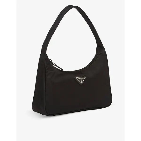 Prada Re-edition 2000 Nylon Shoulder Bag - Black