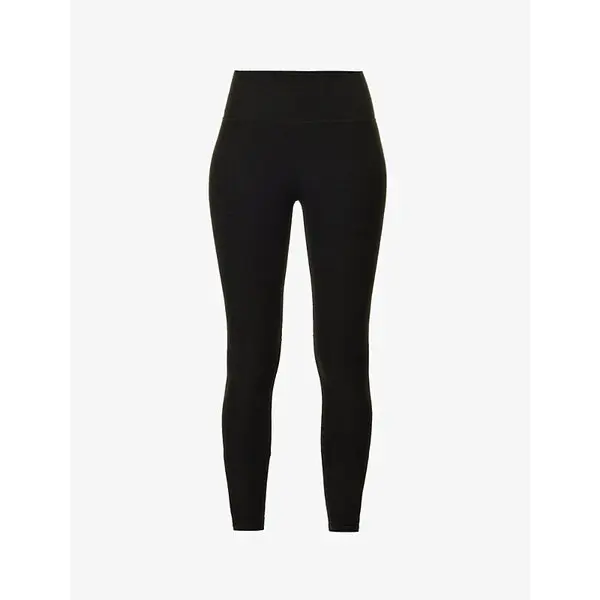 Vuori Elevation High-rise Polyester-blend Leggings - Black Heather