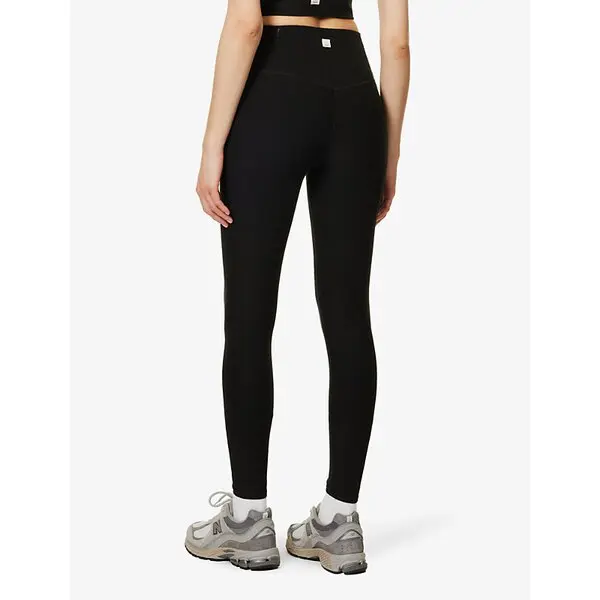 Vuori Elevation High-rise Polyester-blend Leggings - Black Heather
